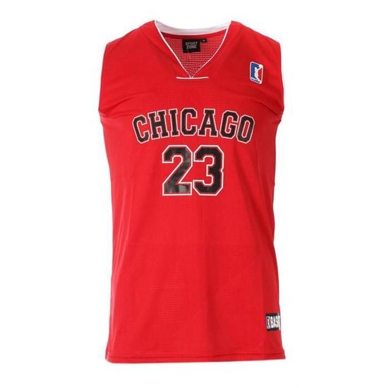 Chicago 23 Maillot de basket Rouge Homme Sport Zone - Cdiscount Sport
