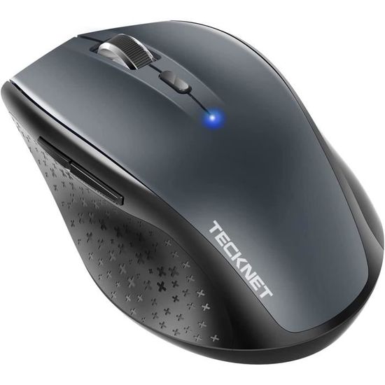 TECKNET Souris Bluetooth sans Fil, Wireless Mouse, 6 Niveaux de DPI ...