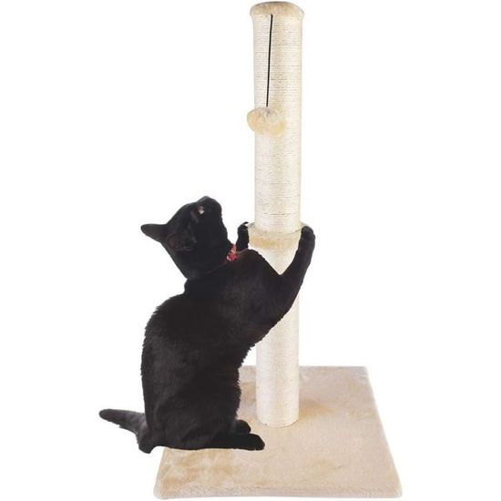 Griffoir Pour Chat De 86.4 Cm De Haut, Avec Corde En Sisal Et Recouvert ...