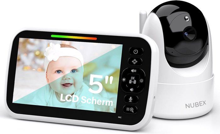 Nubex BabyPhone - Moniteur 5" LCD - Contrôle température - Vision ...