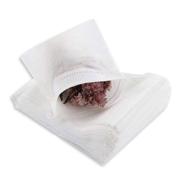 Paquet de 200 sachets de th jetables filtre th en papier filtre pour pices de th en vrac-blanc ...