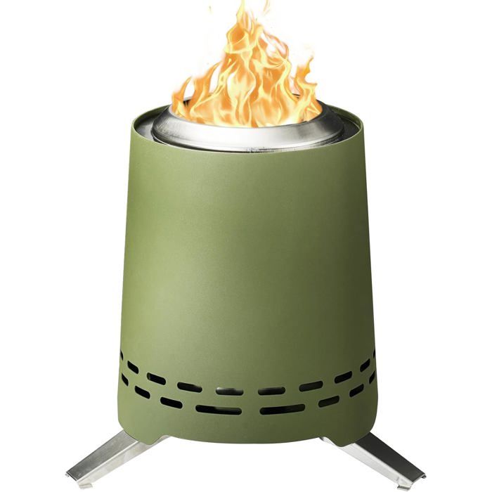 Onlyfire Mini Brasero de Table Brasero Portable sans Fumée Cheminée ...
