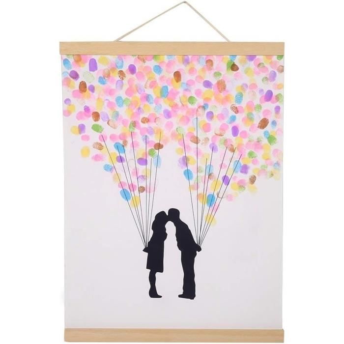 Poster Hanger - Blanc Moderne En Bois Photo En Bois Magnétique Cadre De ...