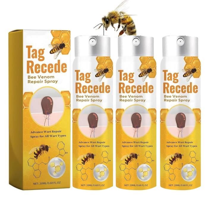 3 Pcs Tag Recede Bee Venom, 20ml Tag Recede Bee Venom Tag Recede Bee ...