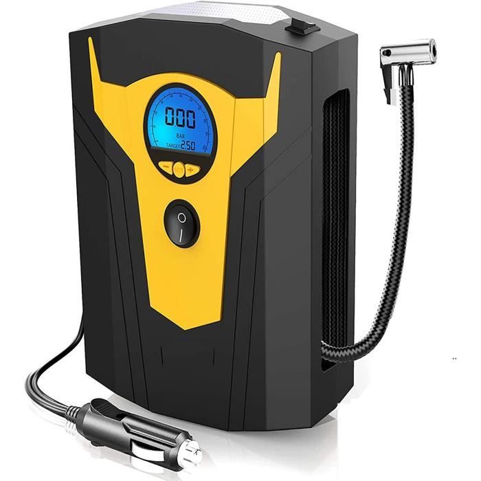 Mini Compresseur D'air Voiture électrique Portatif Digital Portable ...