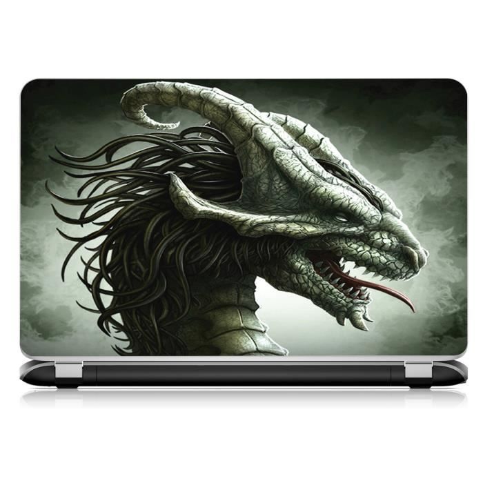 Stickers Autocollants ordinateur portable PC dragon ref 511 - Dimension ...