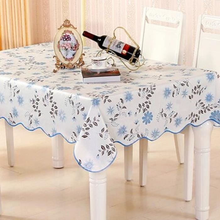 Nappe de Table en PVC de Style Pastoral, couverture de Table ronde ...