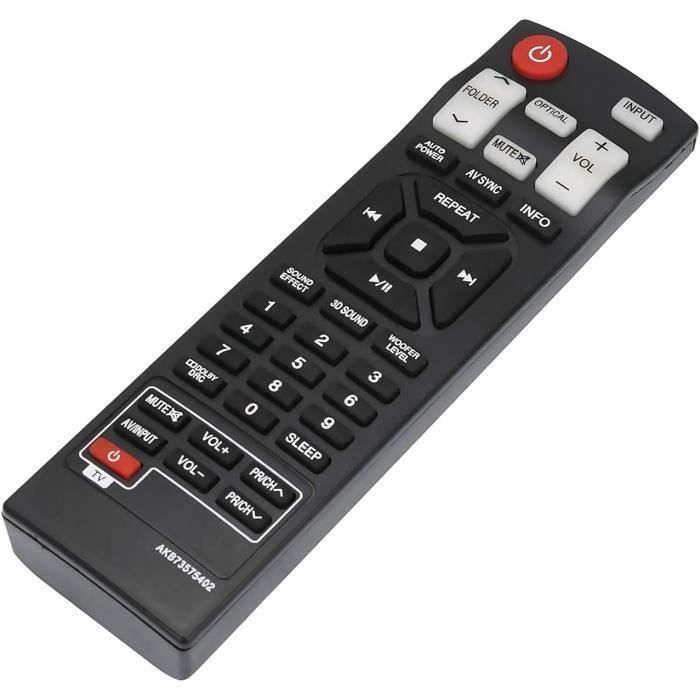 Telecomando Lg Soundbar Telecomando Sostitutivo Per Soundbar LG ...