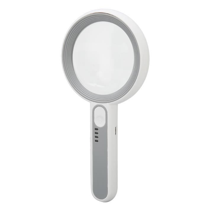 Loupe d'inspection FAFEICY - 5X 12X - 18 LED - Bouton tactile et longue ...
