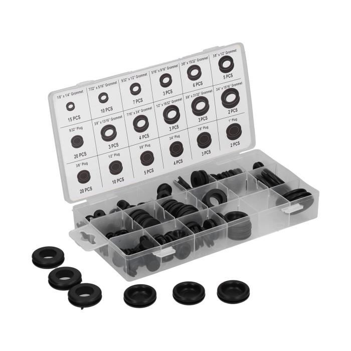 Garosa Kit d'assortiment de joints toriques en caoutchouc Joint d ...