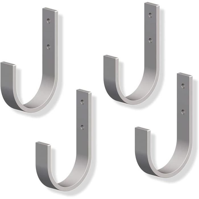 Gedotec Crochet mural acier galvanisé bleu | Crochet métallique 70 x ...