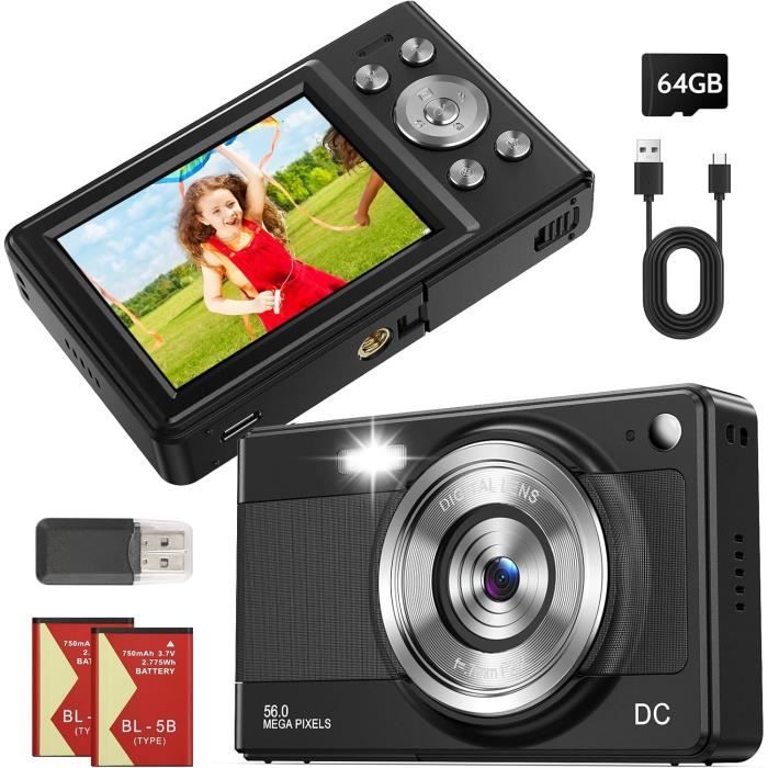 Appareil Photo Numérique Compact - GENERIC - 56MP - HD 1080P - 2,8 ...
