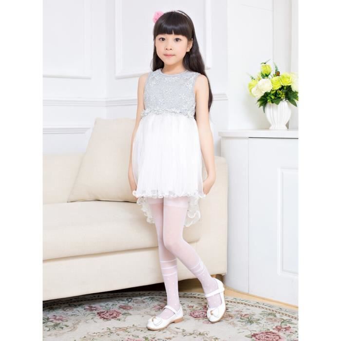 Collants de danse de Ballet pour enfants, bas'été fins, noirs et blancs ...