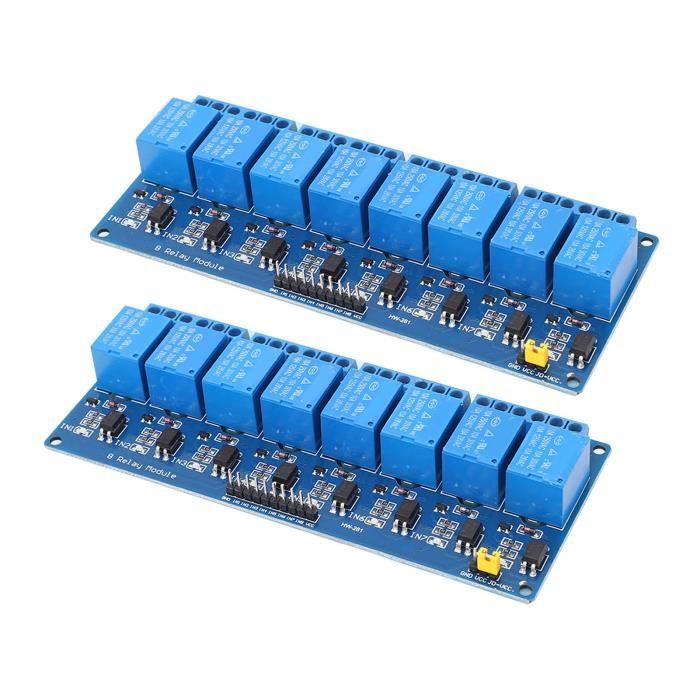 Qiilu Relay Module, 8 Channel Relays Board for Replacement electronique ...