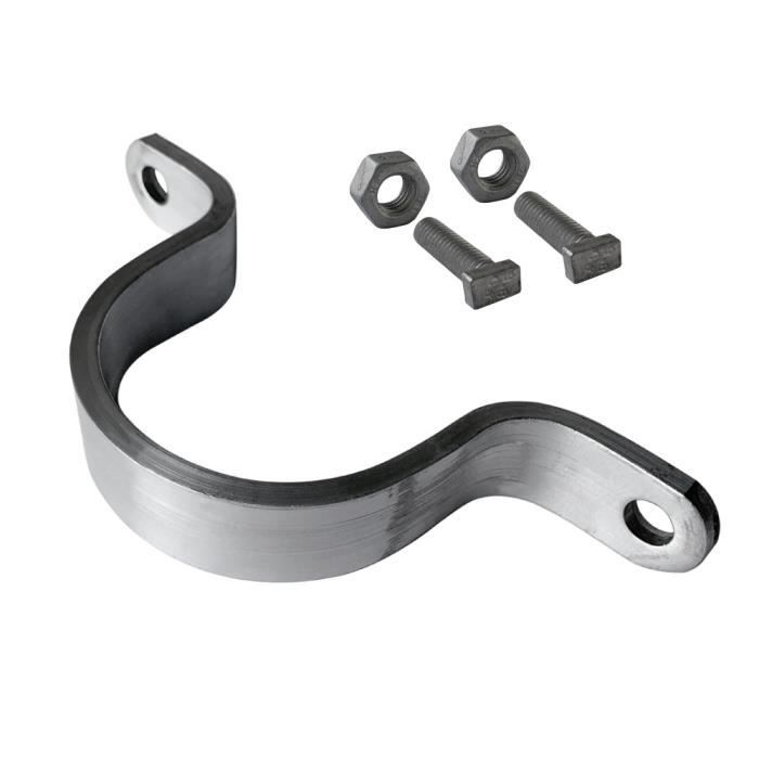 Bride de fixation pour poteau Bride simple ou double avec boulonnerie À ...