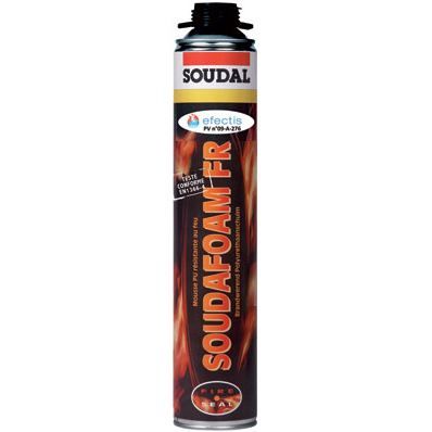 Mousse PU Soudafoam FR HY Gun rose 750 ml - SOUDAL - 146750 - Cdiscount Bricolage