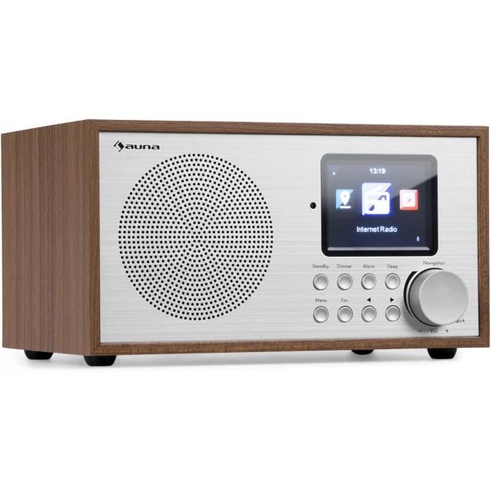 Auna Radio Portable Bluetooth et Rechargeable, Petit Poste Radio ...