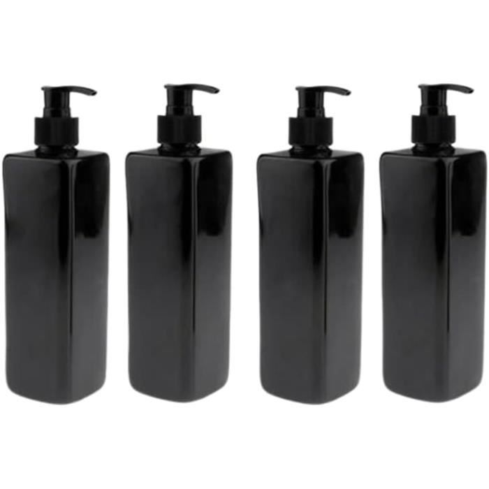 DAZZLEEX Lot de 4 flacons distributeurs vides à Pompe Flacon Pompe Vide ...
