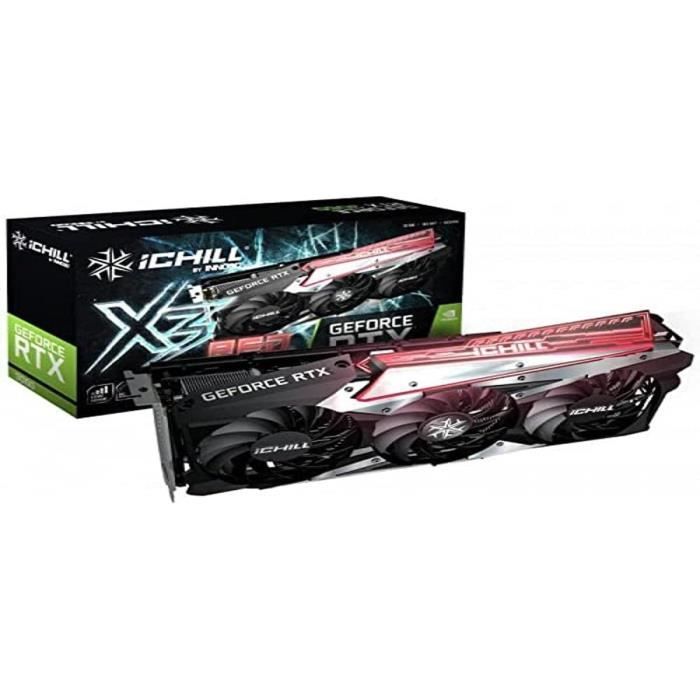 Inno 3D Geforce Rtx 3060 Ichill X3 Red Lhr, 12288 Mo Gddr6[H1186 ...