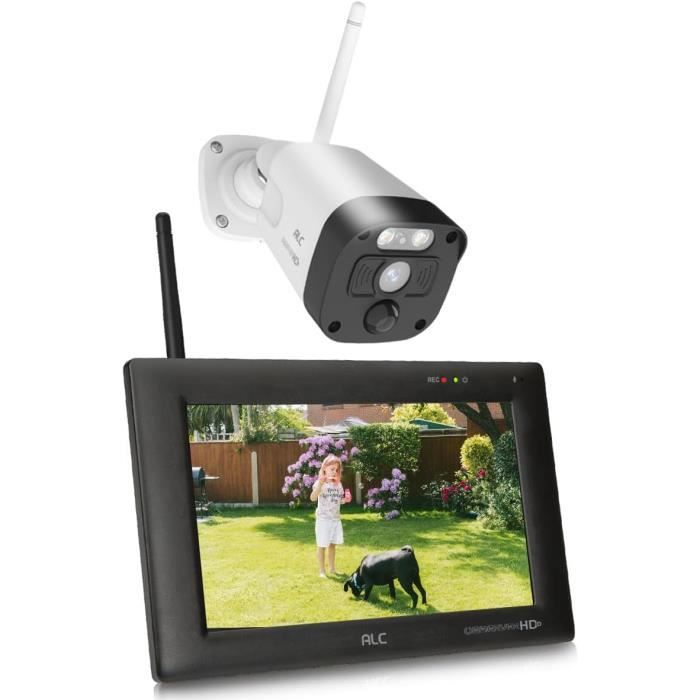 Camera Surveillance Wifi Exterieure Sans Fil Avec Moniteur,Écran ...