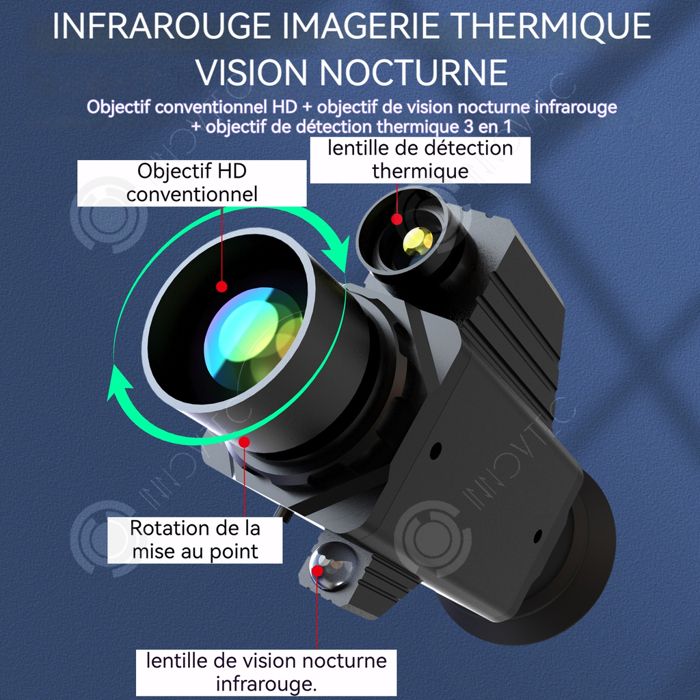 INN Vision nocturne infrarouge avec d'imagerie thermique sans fil ...