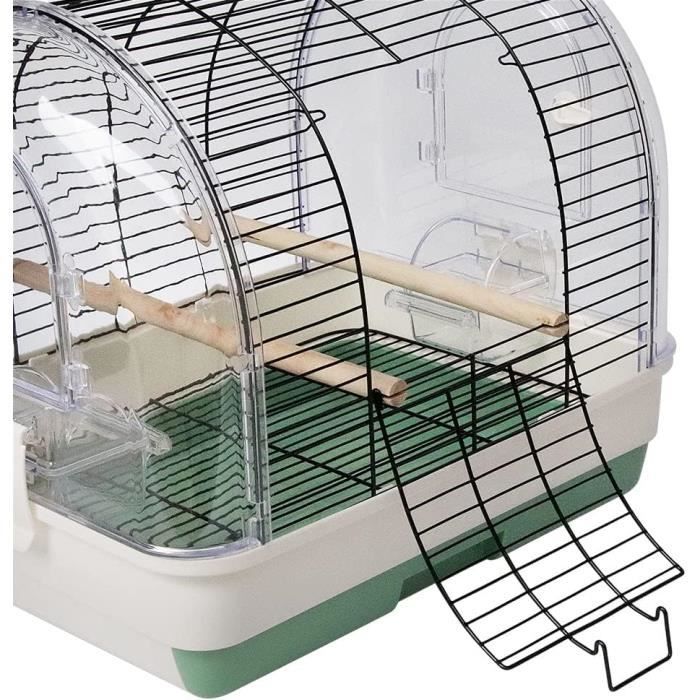 Cage À Oiseaux, Canaris, Perruches, Avec Perchoirs, Mangeoires,, Métal ...