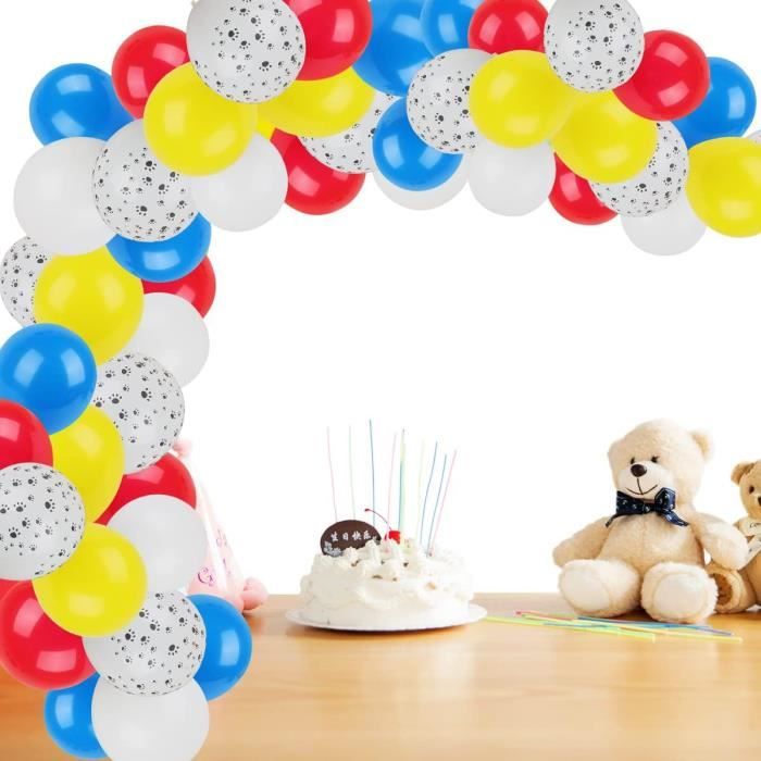 Ballons En Latex Set, 100 Pcs Ballon Fete Anniversaire Enfant ...