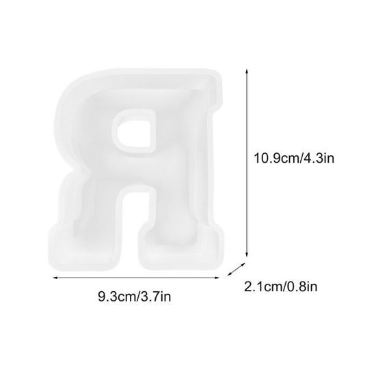 Moule à gâteau alphabet lettre anglaise moule en silicone lettre ...