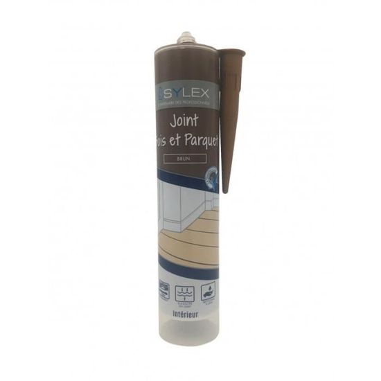 Mastic acrylique - SYLEX - Bois et parquet - Couleur: Brun - Élastique ...