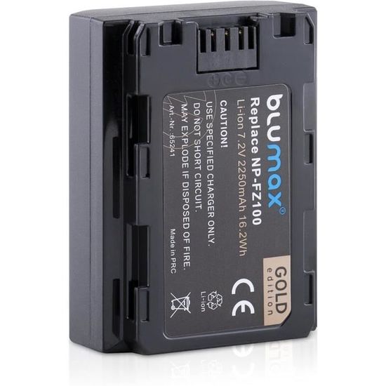 Batterie De Rechange Sony Np-Fz100-2250 Mah Avec Cellules Sanyo-Compatible Avec Sony Alpha 7Rm3 ...