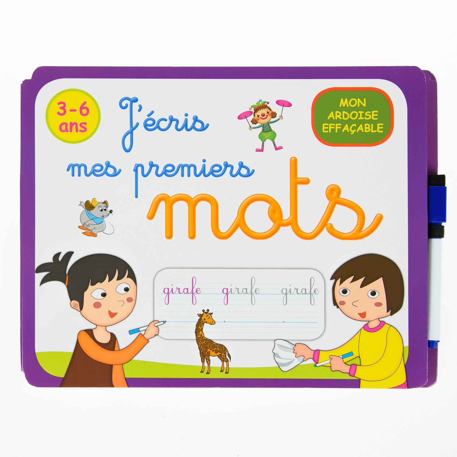 Mon Ardoise Effaçable : J’Écris Mes Premiers Mots - Cdiscount Librairie