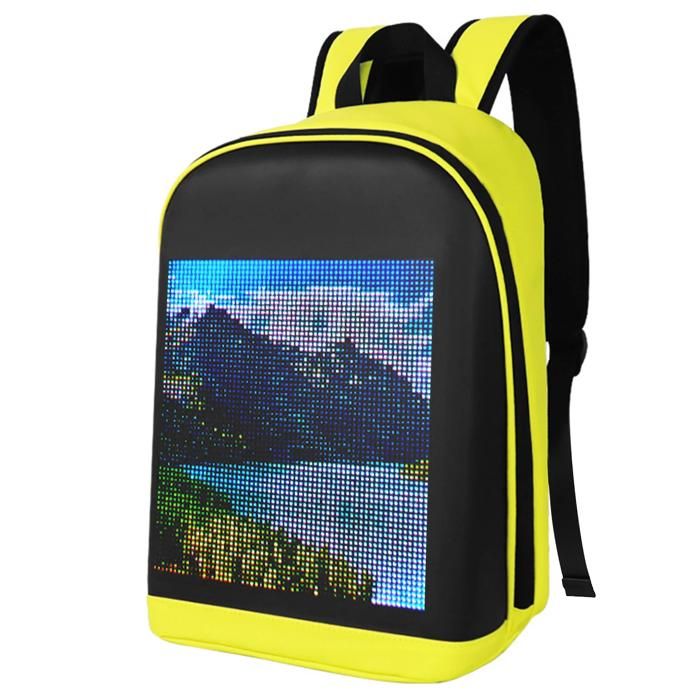 LED Smart Pixel Backpack - Sac à dos étanche avec écran LED ...