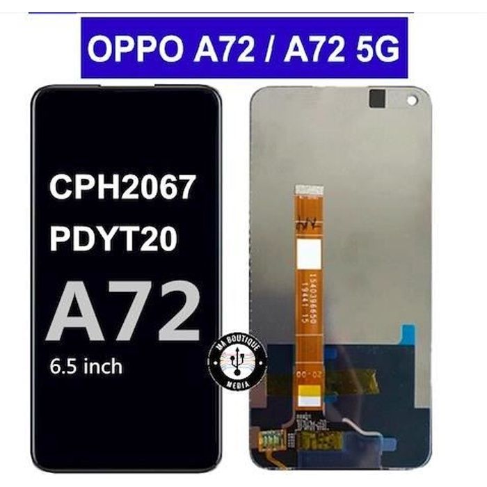 Maboutiquemedia ECRAN COMPLET LCD + VITRE TACTILE COMPATIPLE OPPO A72 NOIR - Cdiscount Téléphonie