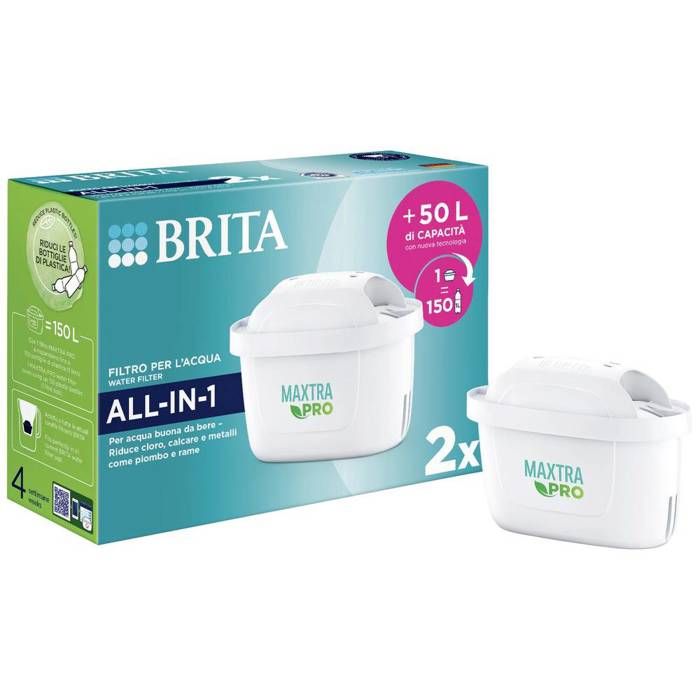Brita Maxtra Pro 2 filters ALL IN 1 4006387122287 Cartouche filtrante ...