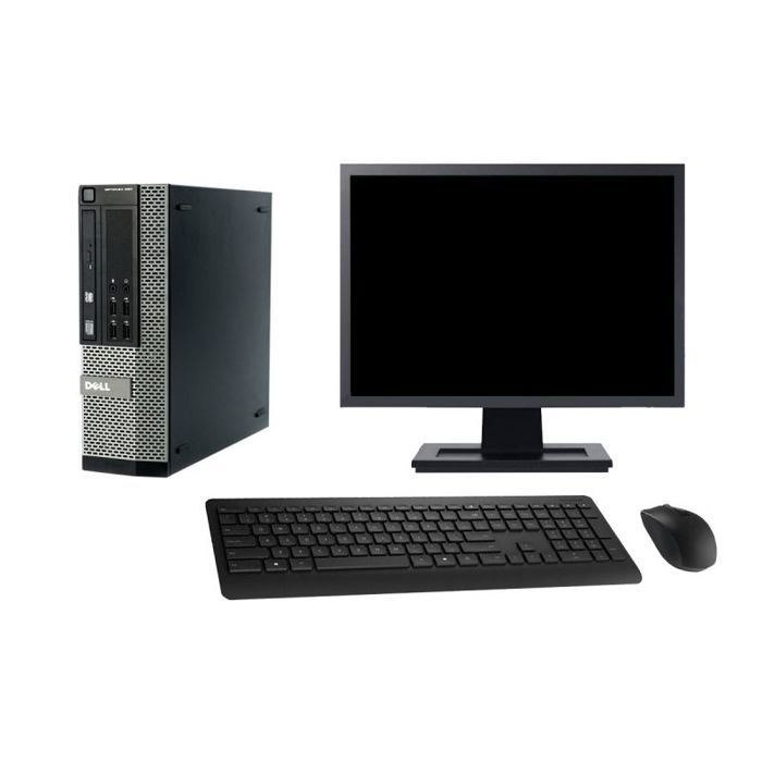 PC Dell OptiPlex 990 SFF Ecran 19" Intel G840 RAM 4Go SSD 480Go Windows ...
