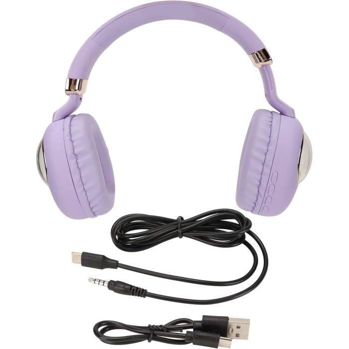 Bluetooth Gaming Headset Mignon Dessin Animé Filaire Casque Stéréo Sans ...