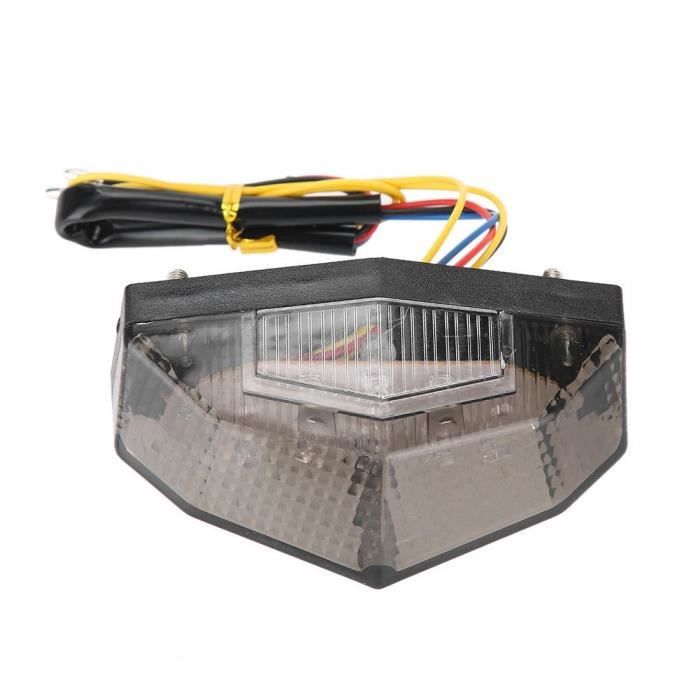 Hililand Feu arrière à LED pour moto Moto modifiée LED feu arrière ...