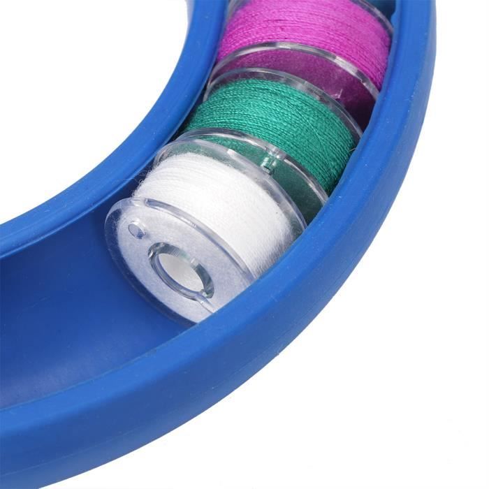HURRISE Porte-Canette 24Pcs Fils de Canette de Machine à Coudre avec ...