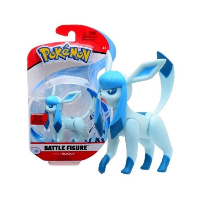 Figurine Pokémon - Jazwares - Battle Figure Pack Glaceon 5 cm ...