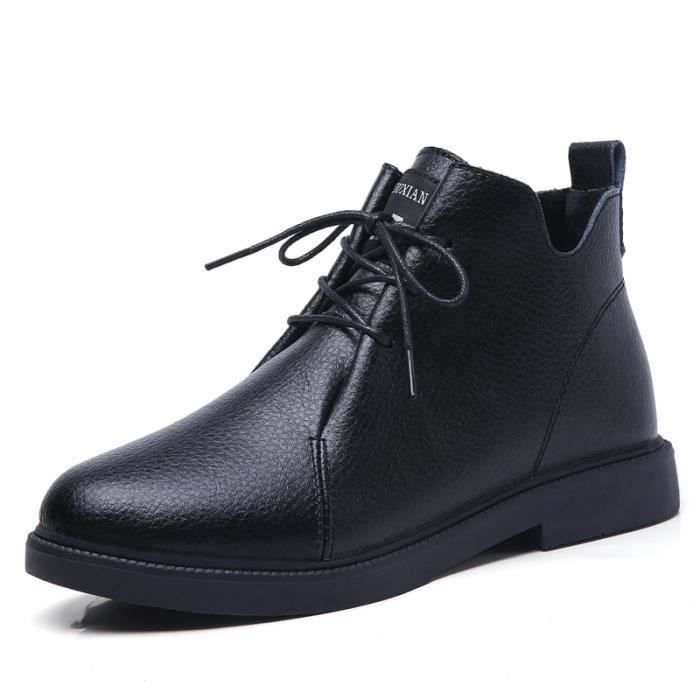 Chaussures Chaussures cuir femme mode chaussures à lacets respirantes ...