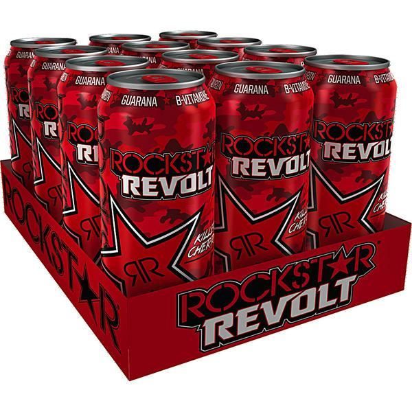 Rockstar Energy Revolt Killer Cherry Cerise Energy Drink 12 x 0,5l ...