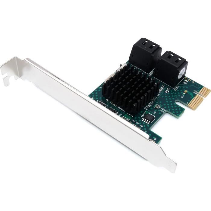 Carte Controleur 4 Ports Sata 3 (Sata Iii) - Pci Express X1 (Pcie Pci-E ...