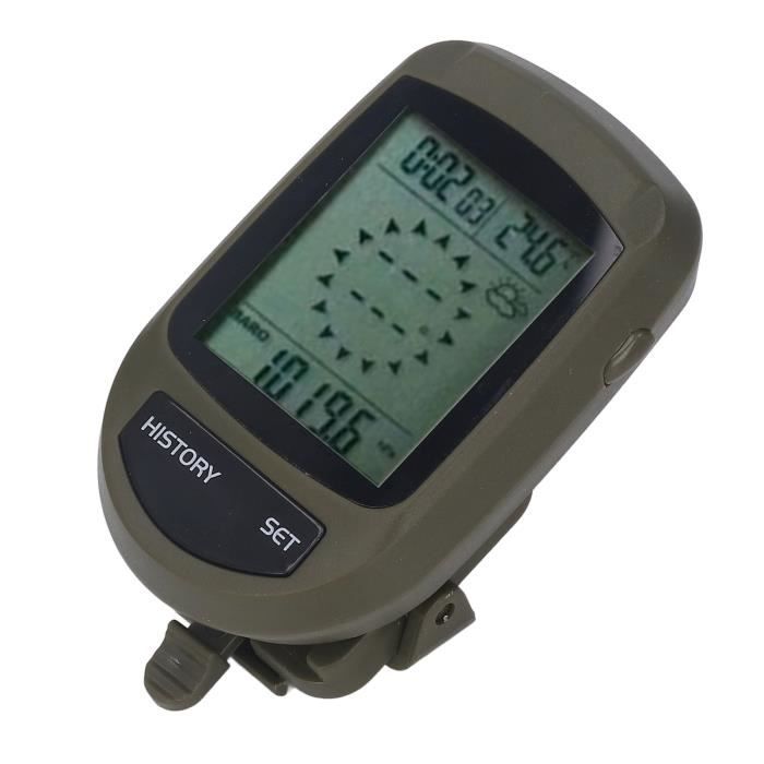 Sonew Altimètre numérique Altimètre à affichage numérique LCD 8 en 1 ...