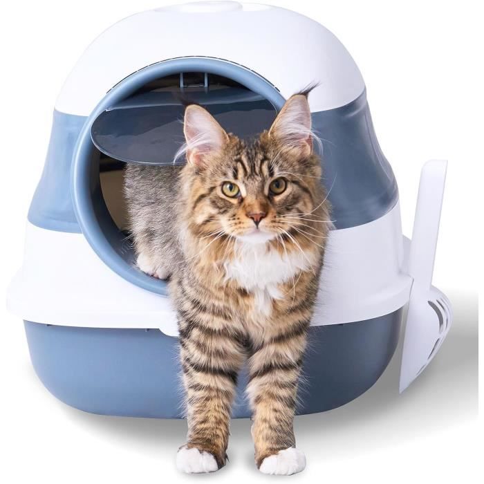 Soges Boîte à Litière Pliable Portable pour Chat avec Couvercle et ...