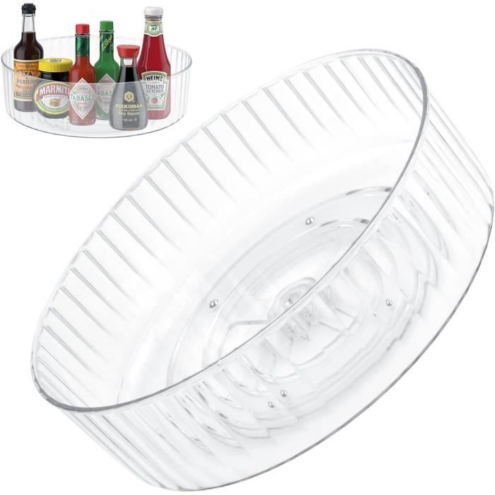 Plateau Tournant Cuisine Organisateur, Rangement Épices Rotatifs À 360 ...