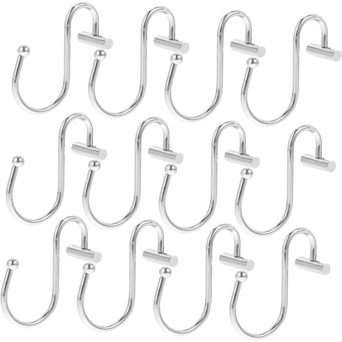 36 Pièces Crochet De Rideau De Salle De Bain Porte-Vêtements En Or ...