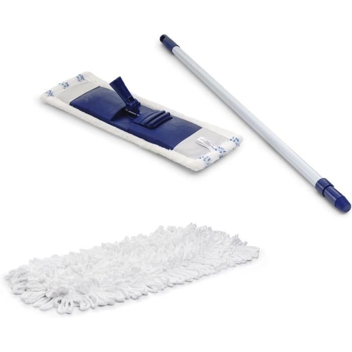 Serpillère Avec Manche Télescopique Et Serpillère En Laine 4 Pièces ...