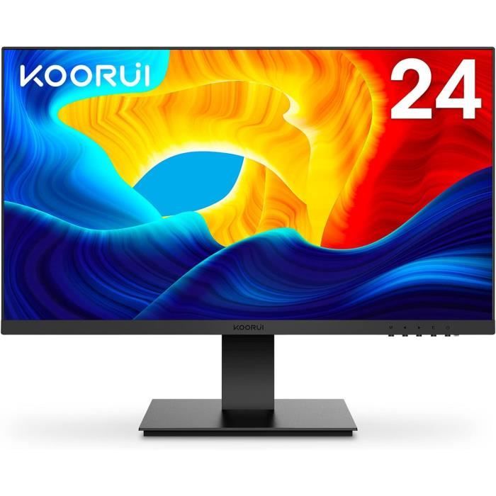 Ecran Pc 24 Pouces, Ips, Full Hd (1920 X 1080), 75Hz, 5Ms, 16:9, Vga ...