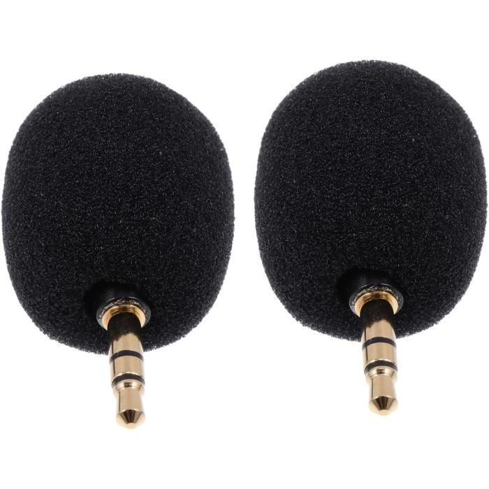 2 Pièces Direct Clip Sur Micro-Cravate Microphone Mains Micro-Cravate ...
