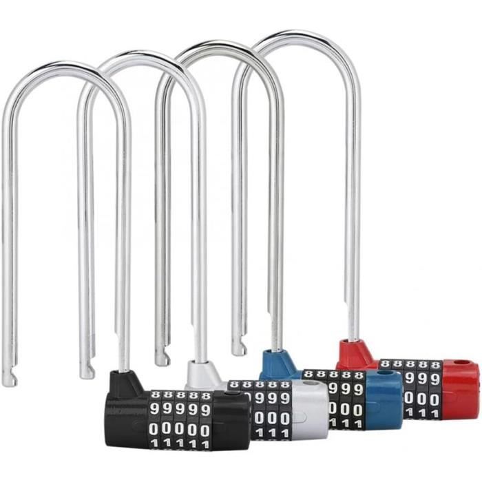 Combination Lock, 5 Digit Combination Padlock, 7Mm Width Flexible Cable ...